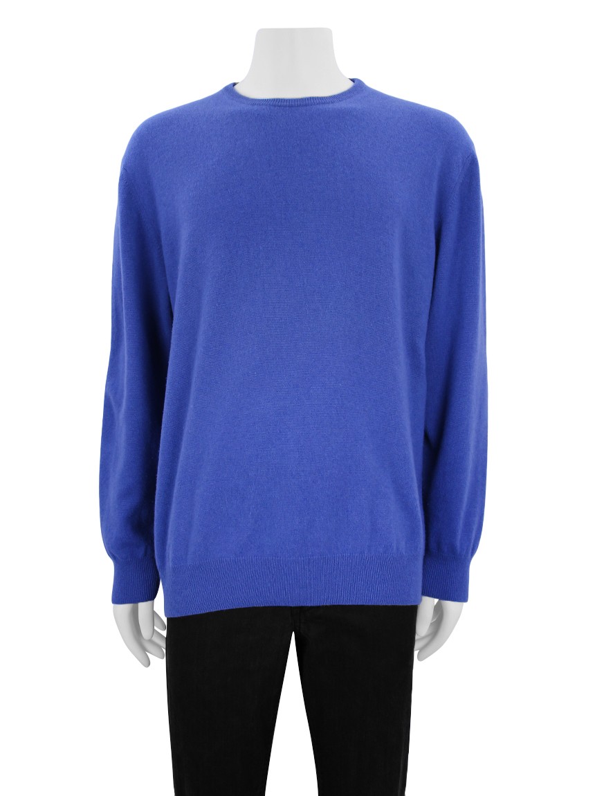 Suéter Loro Piana Cashmere Azul Masculino - GNM242 Original | Etiqueta ...