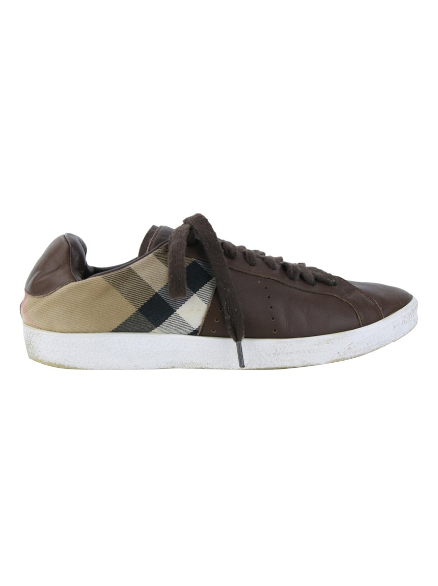 Tênis Burberry Gifford house check Masculino - LDH7 Original | Etiqueta ...