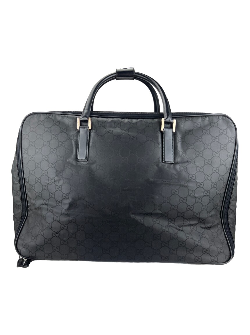 Mala Gucci Monogram Nylon Preta - BD279 Original | Etiqueta Única