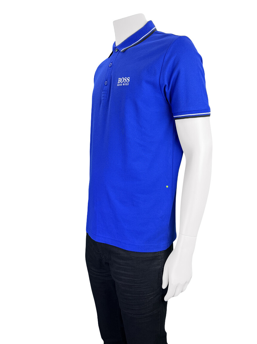 Blusa Hugo Boss Polo Azul Masculina - YBI8 Original - | Etiqueta Única