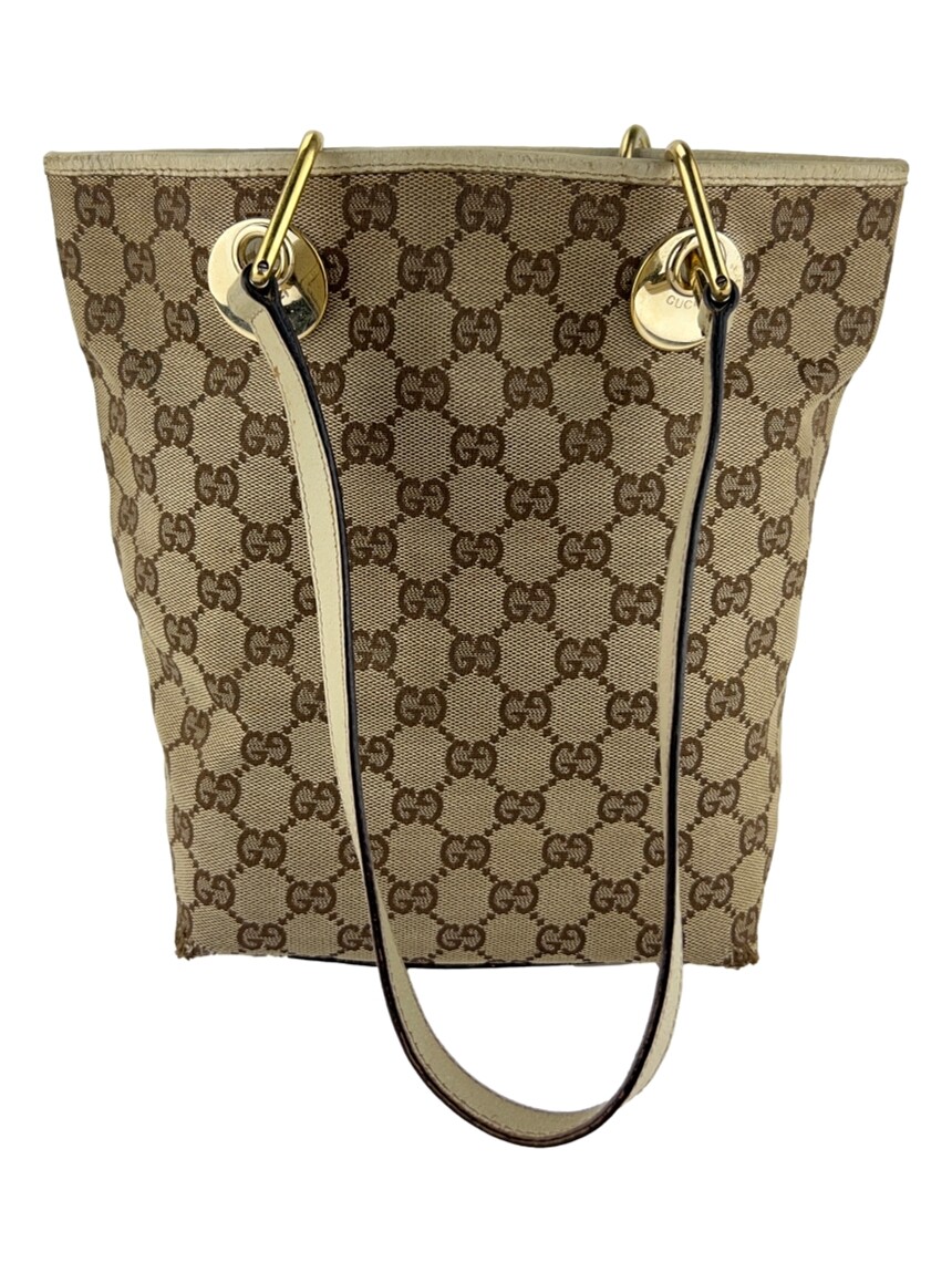 Bolsa Gucci Eclipse Tote Small GG Canvas Bege - ABOR2 Original ...