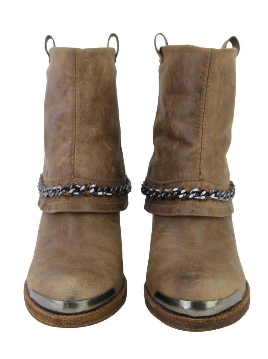 Bota Schutz Couro Marrom Original - DL196 | Etiqueta Única