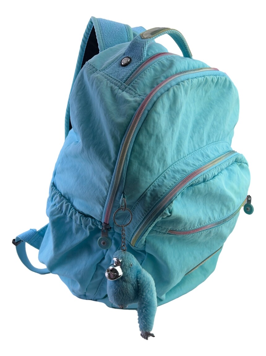 Mochila Kipling Nylon Azul - ACSU4 Original | Etiqueta Única