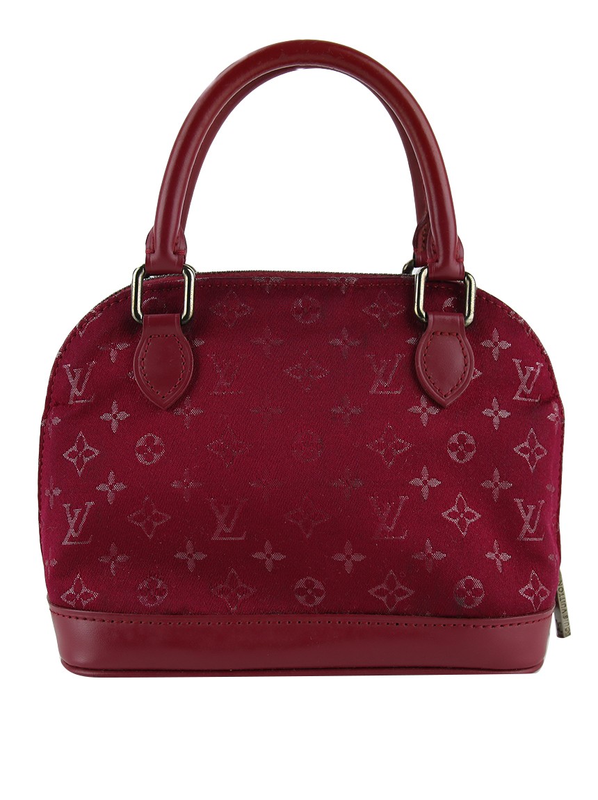 Bolsa Louis Vuitton Satin Mini Alma Rouge Original - IAK5 | Etiqueta Única