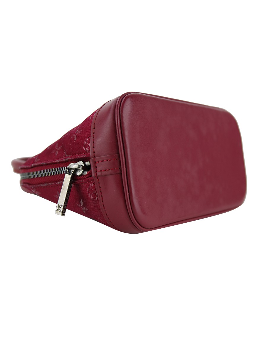 Bolsa Louis Vuitton Satin Mini Alma Rouge Original - IAK5 | Etiqueta Única