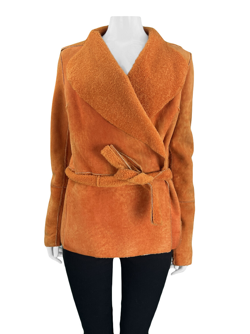 Casaco Dolce & Gabbana Vintage Fur Laranja - KDJ8 Original | Etiqueta Única