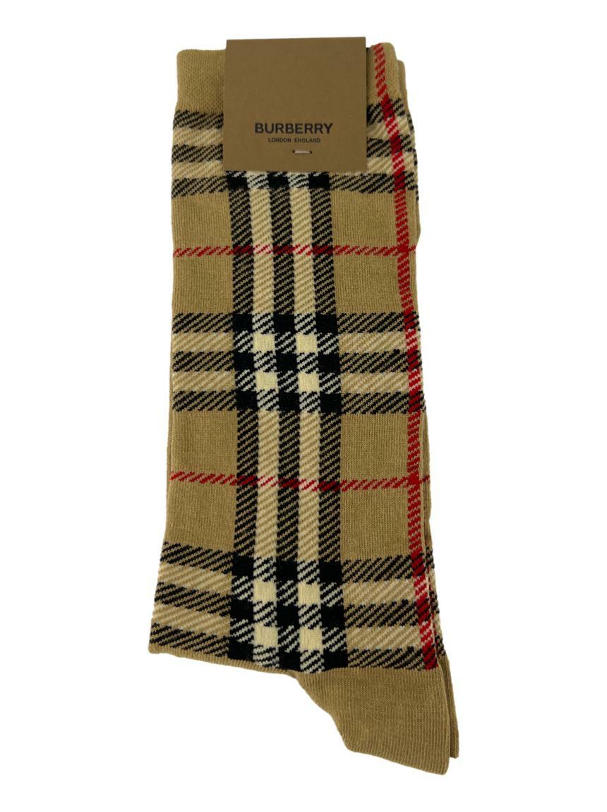 Meio Burberry Check Bege - RWA7 Original | Etiqueta Única