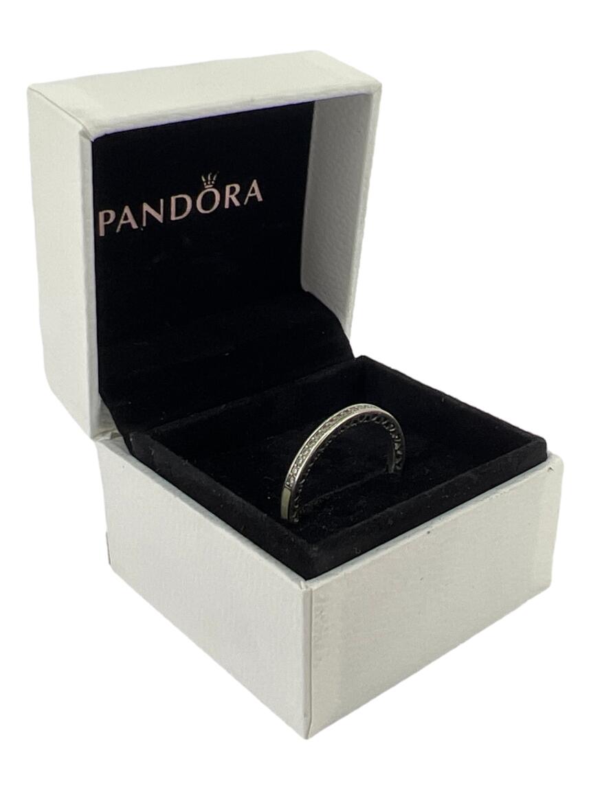Anel Pandora Corações Prata - UOX79 Original | Etiqueta Única