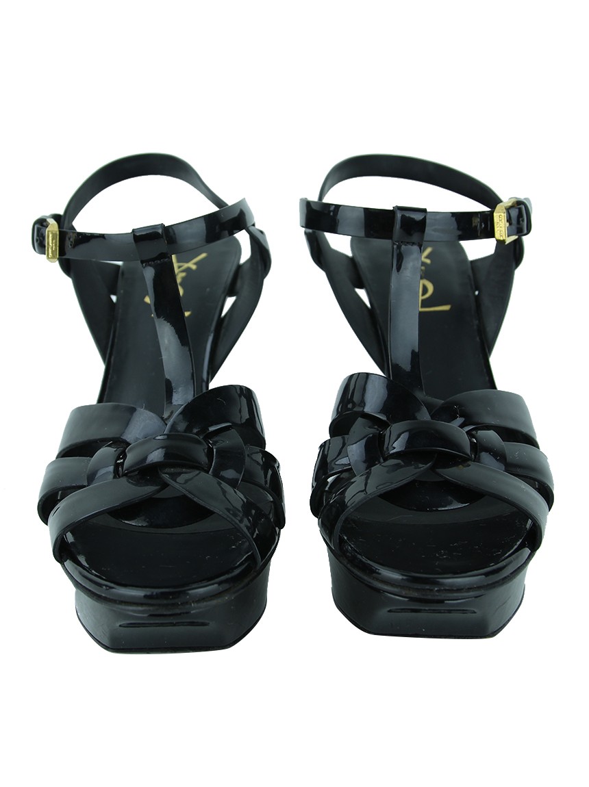Sapato Yves Saint Laurent Tribute 75 Preto - BHP54 Original | Etiqueta ...