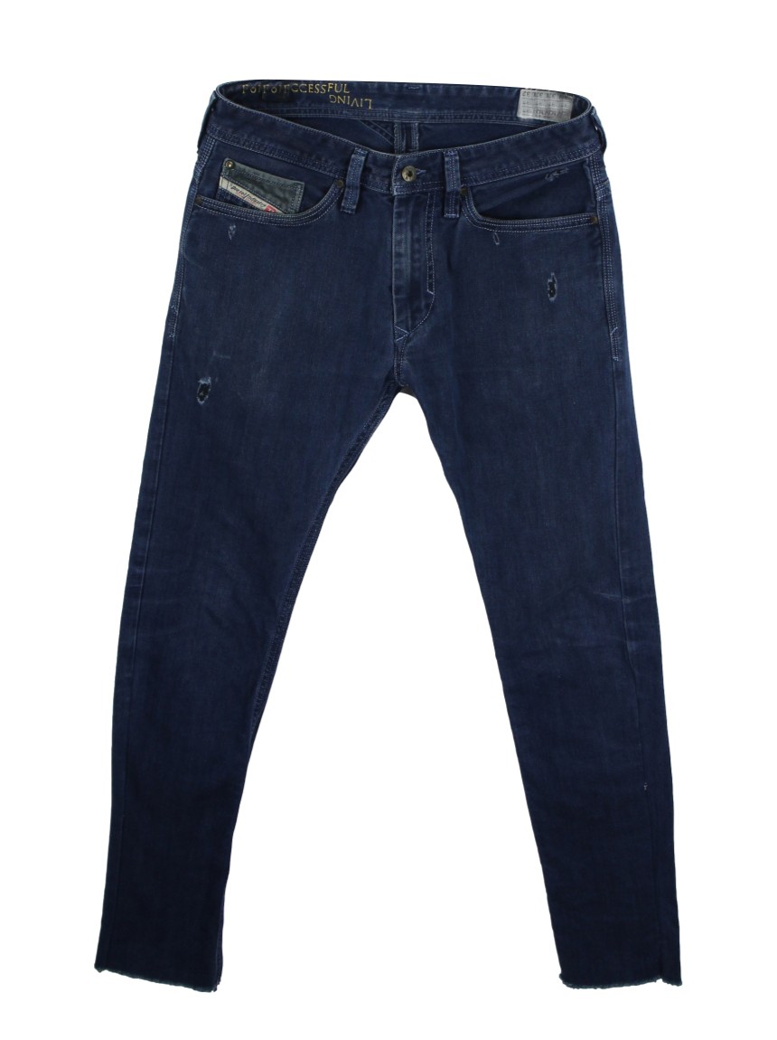 Calça Diesel Thanaz Jeans Azul Escuro Masculina - PIW26 Original ...