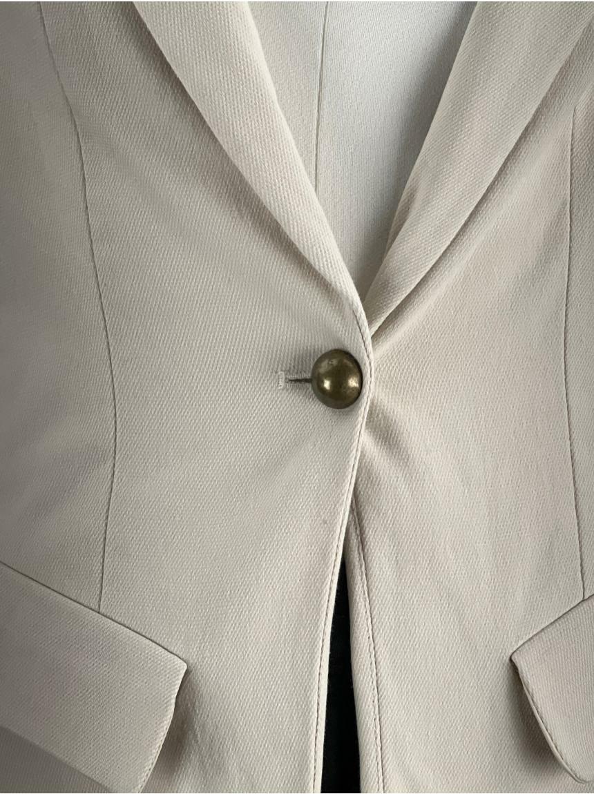 Blazer Bo.Bô Alongado Bege - SAC125 Original | Etiqueta Única