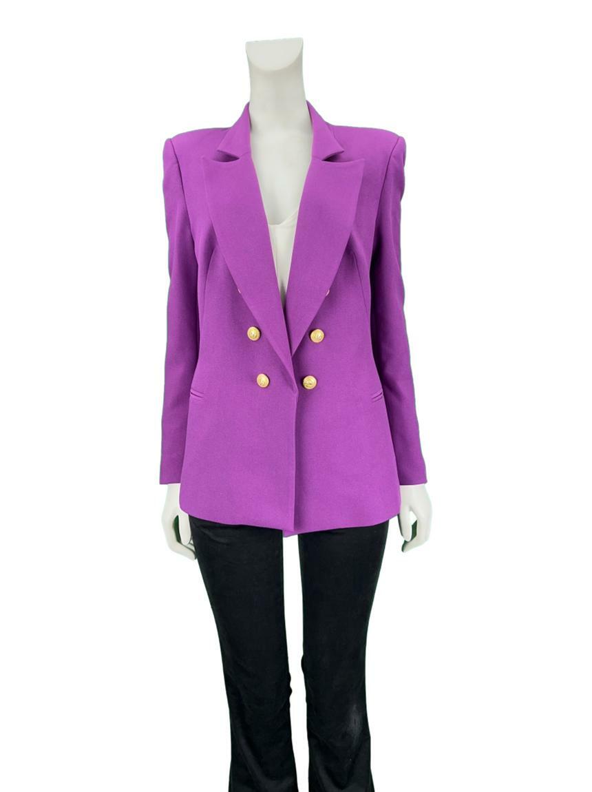 Blazer byNV Tecido Roxo - GDY47 Original | Etiqueta Única