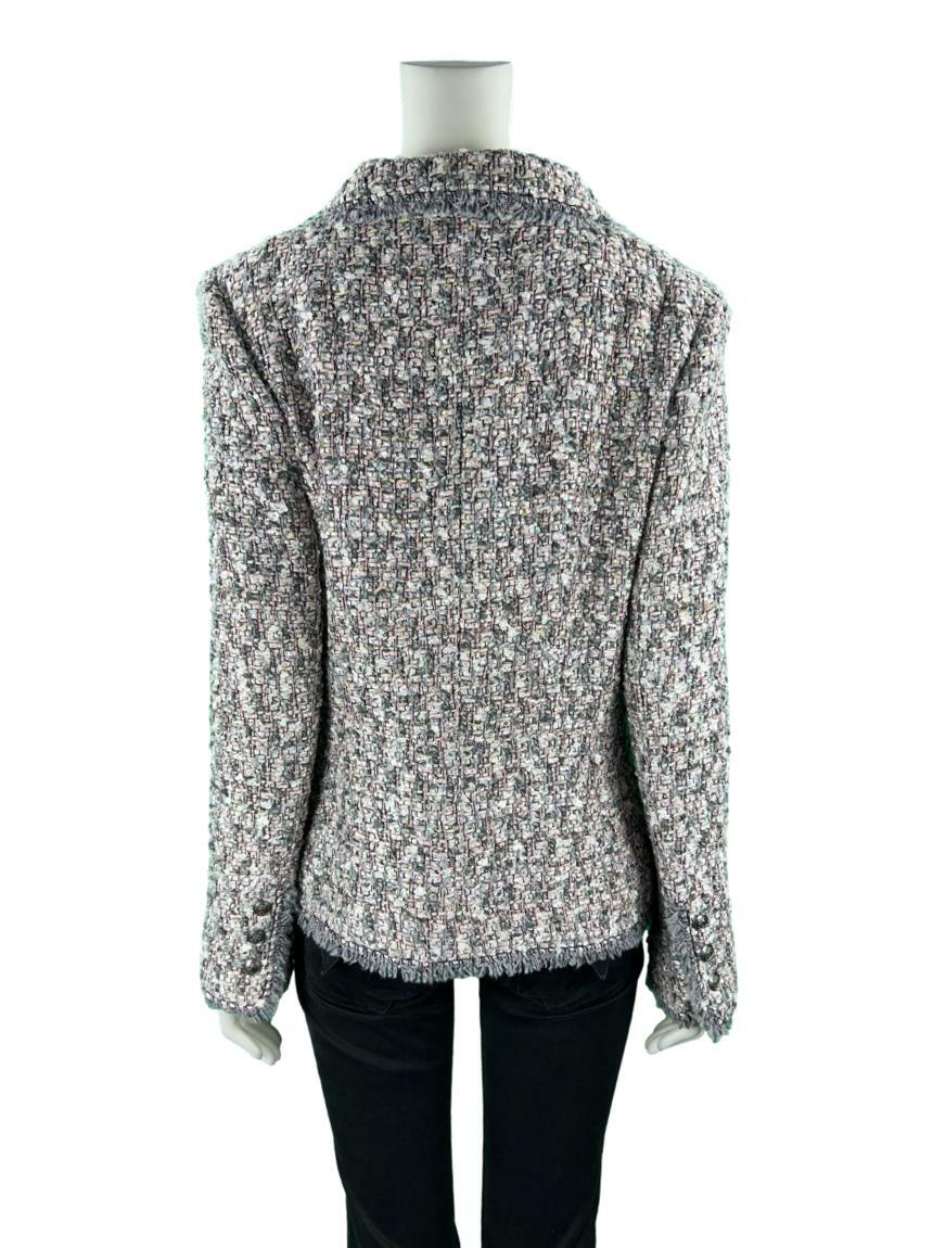 Blazer Chanel Tweed Rosa - PRH8 Original | Etiqueta Única