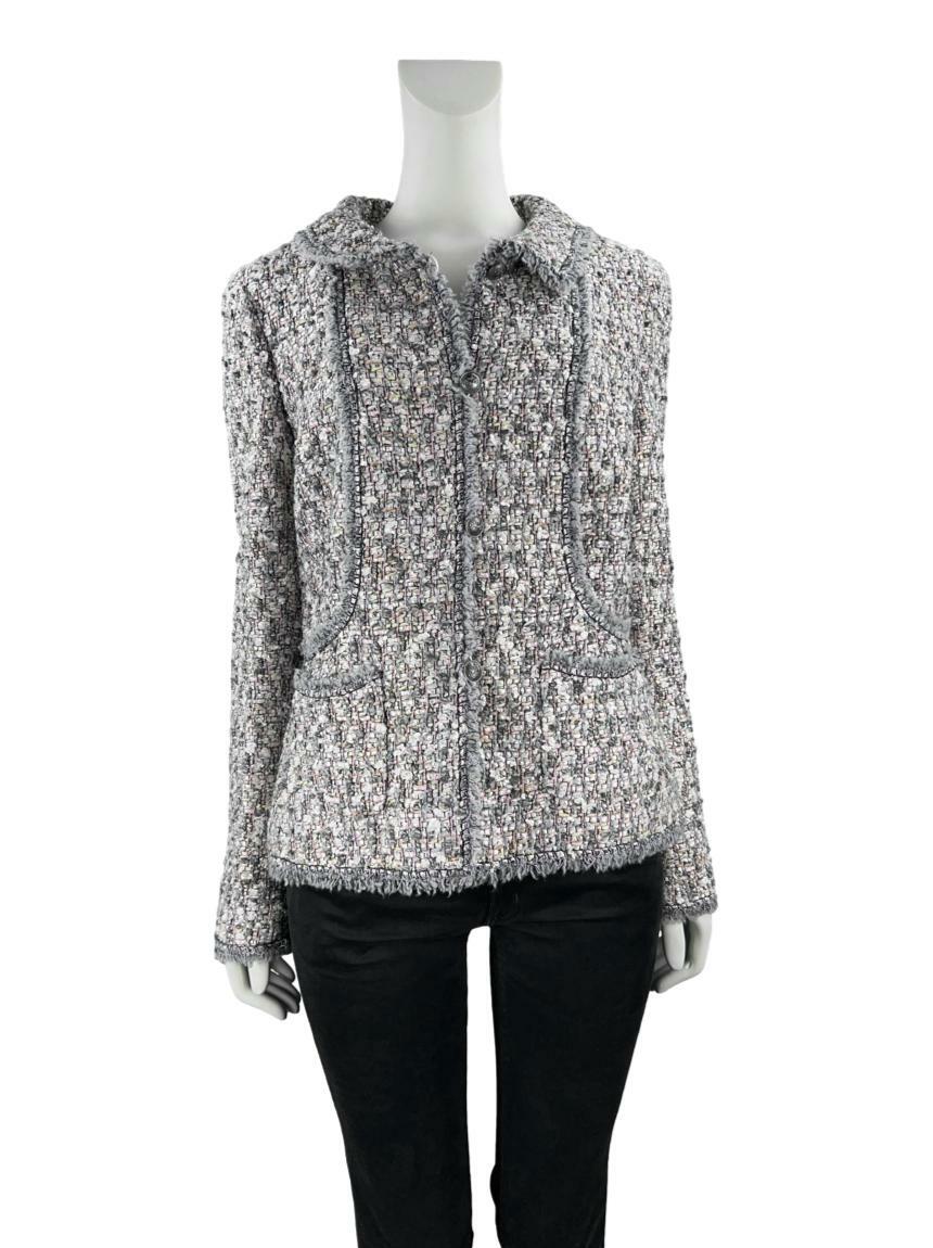 Blazer Chanel Tweed Rosa - PRH8 Original | Etiqueta Única