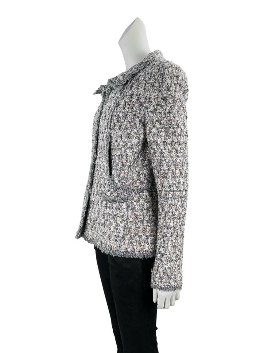Blazer Chanel Tweed Rosa - PRH8 Original | Etiqueta Única