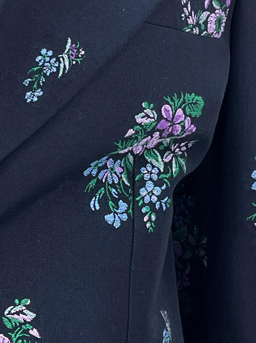 Blazer Gucci Tecido Floral - FLX538 Original | Etiqueta Única