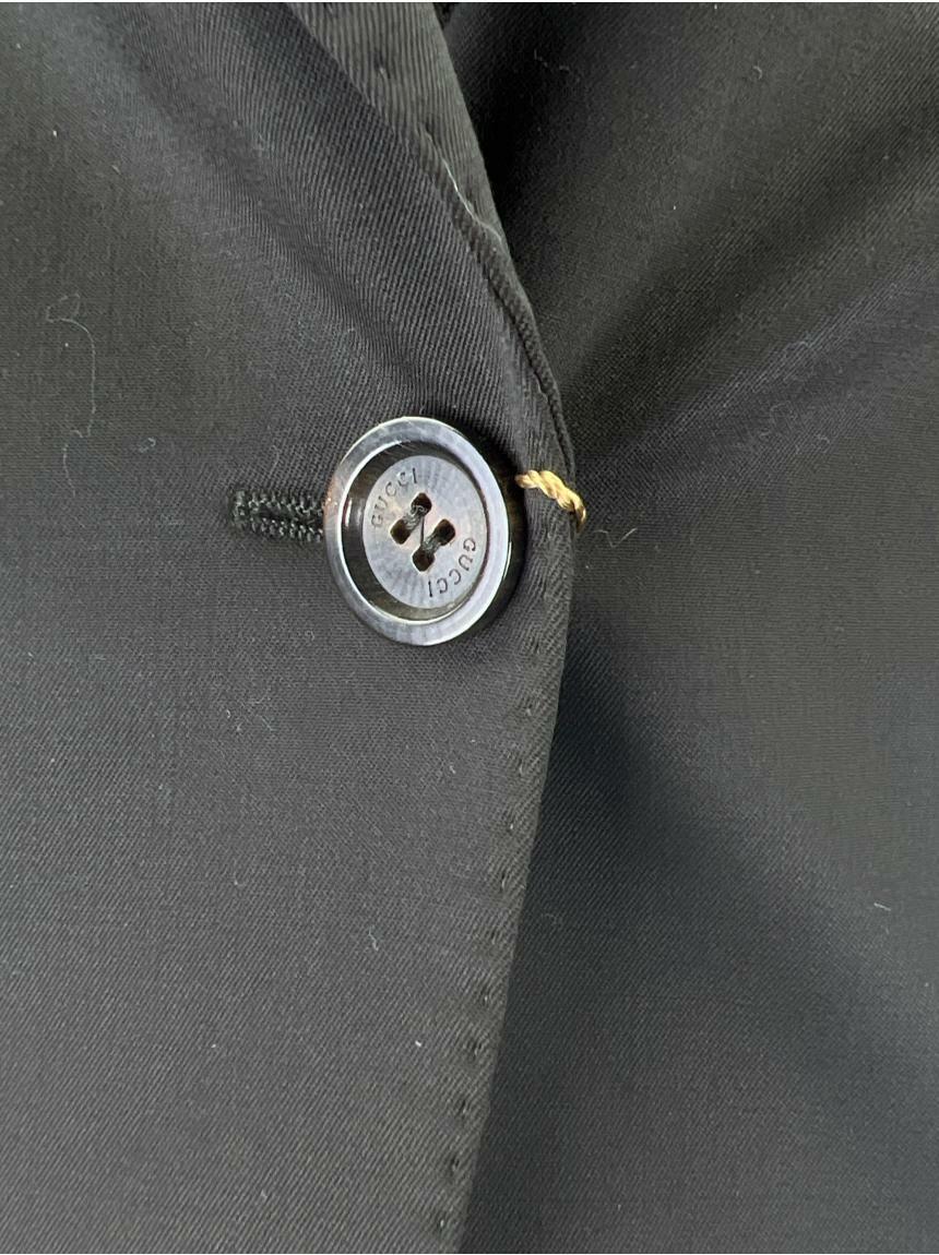 Blazer Gucci Uniform Tecido Preto Original - ACKR38 | Etiqueta Única