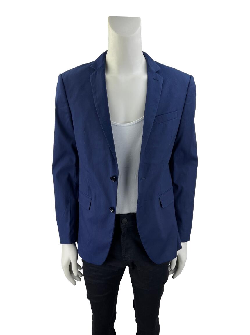 Blazer Zara Tecido Azul - ABKY35 Original | Etiqueta Única