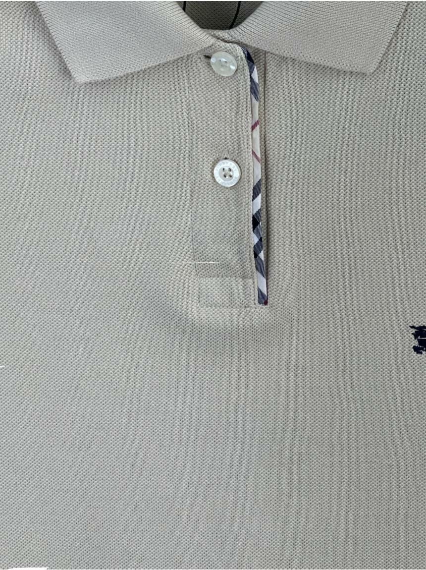 Blusa Burberry Polo Bege - ALD302 Original | Etiqueta Única