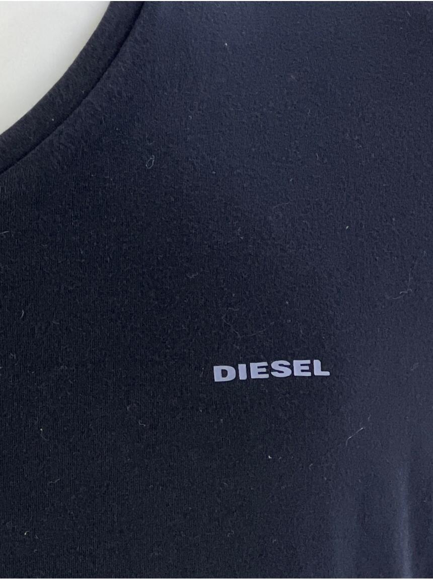 Blusa Diesel Lisa Preta - AFUJ4 Original | Etiqueta Única