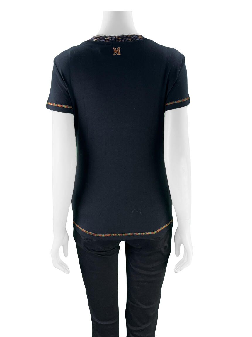 Blusa M Missoni Collection Preto Original - CEGK8 | Etiqueta Única