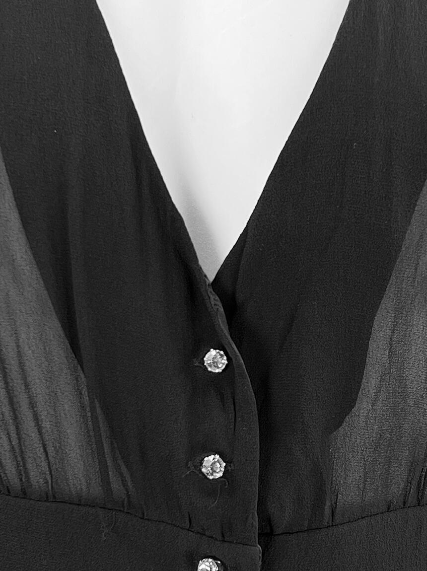 Blusa Mixed Strass Preto - ACPG22 Original | Etiqueta Única