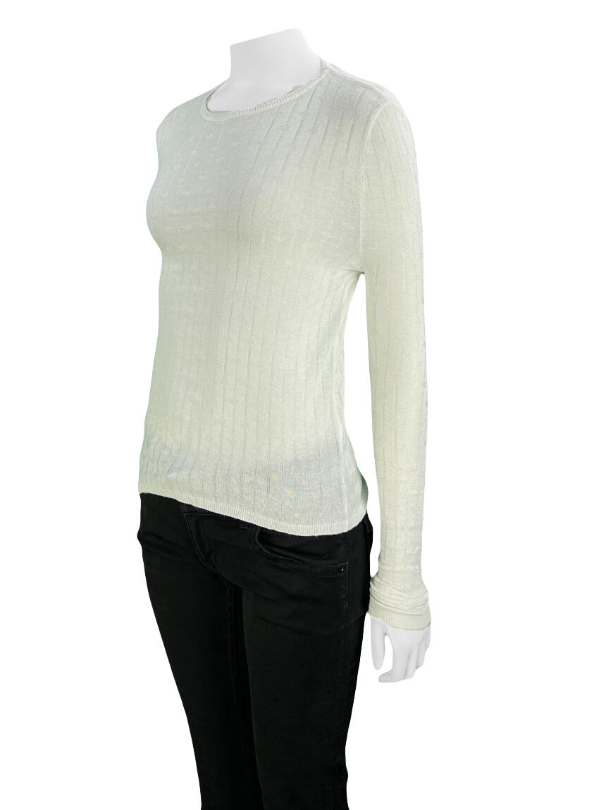 Blusa NK Store Talie Tricot Branca - TDA376 Original | Etiqueta Única
