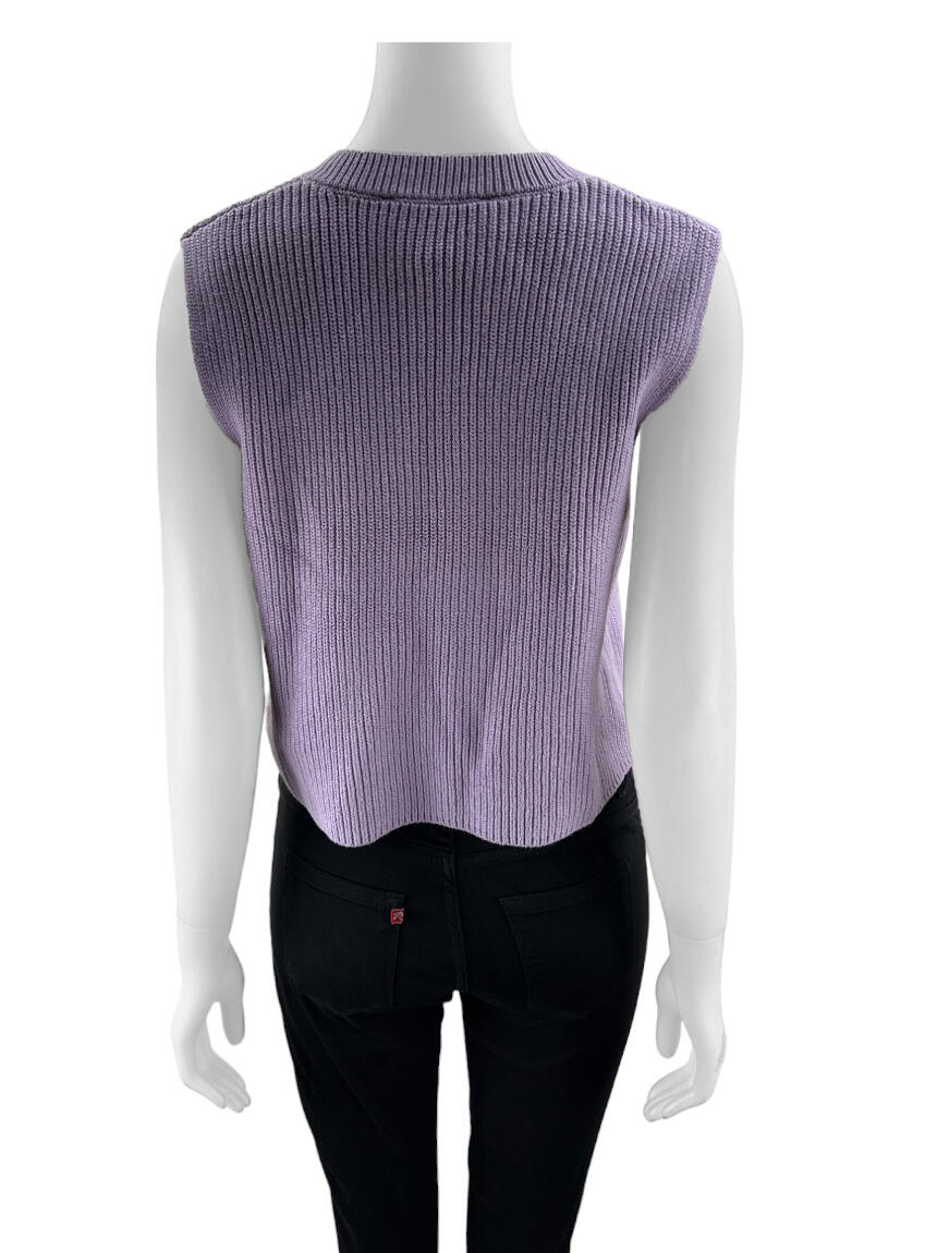 Blusa Zara Tricot Roxo - PFI676 Original | Etiqueta Única