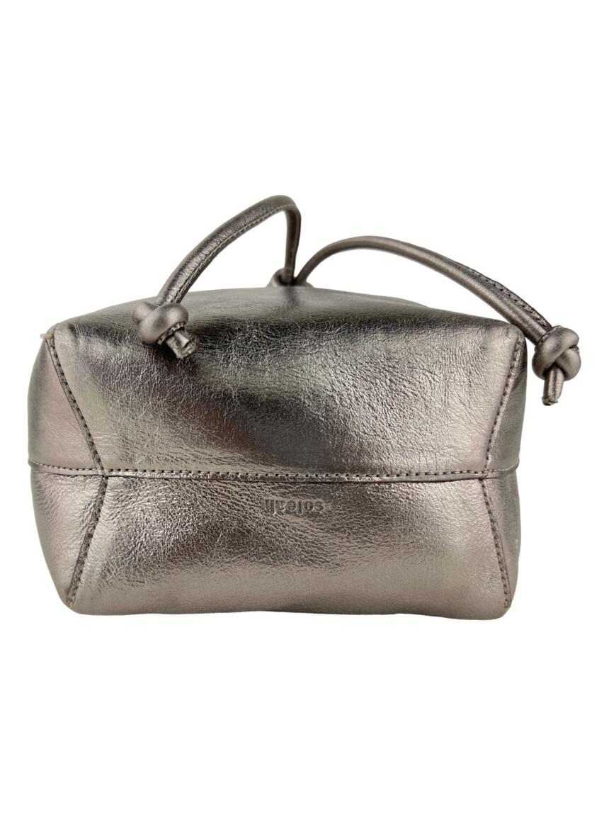 Bolsa Bucket Soleah Diamante Prateada - BKV235 Original | Etiqueta Única