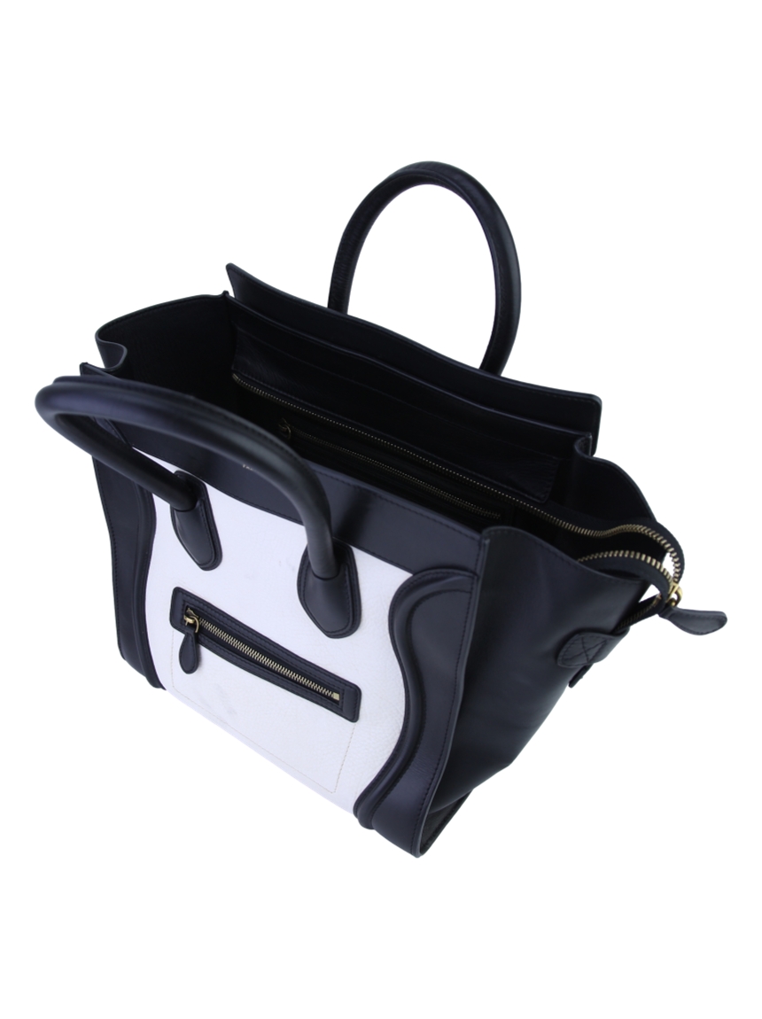 Bolsa Celine Luggage Mini Bicolor Original - PJE21 | Etiqueta Única