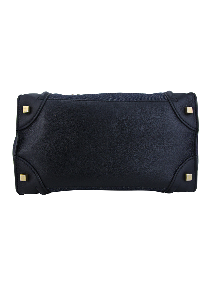 Bolsa Celine Luggage Mini Denim Original - AR343 | Etiqueta Única