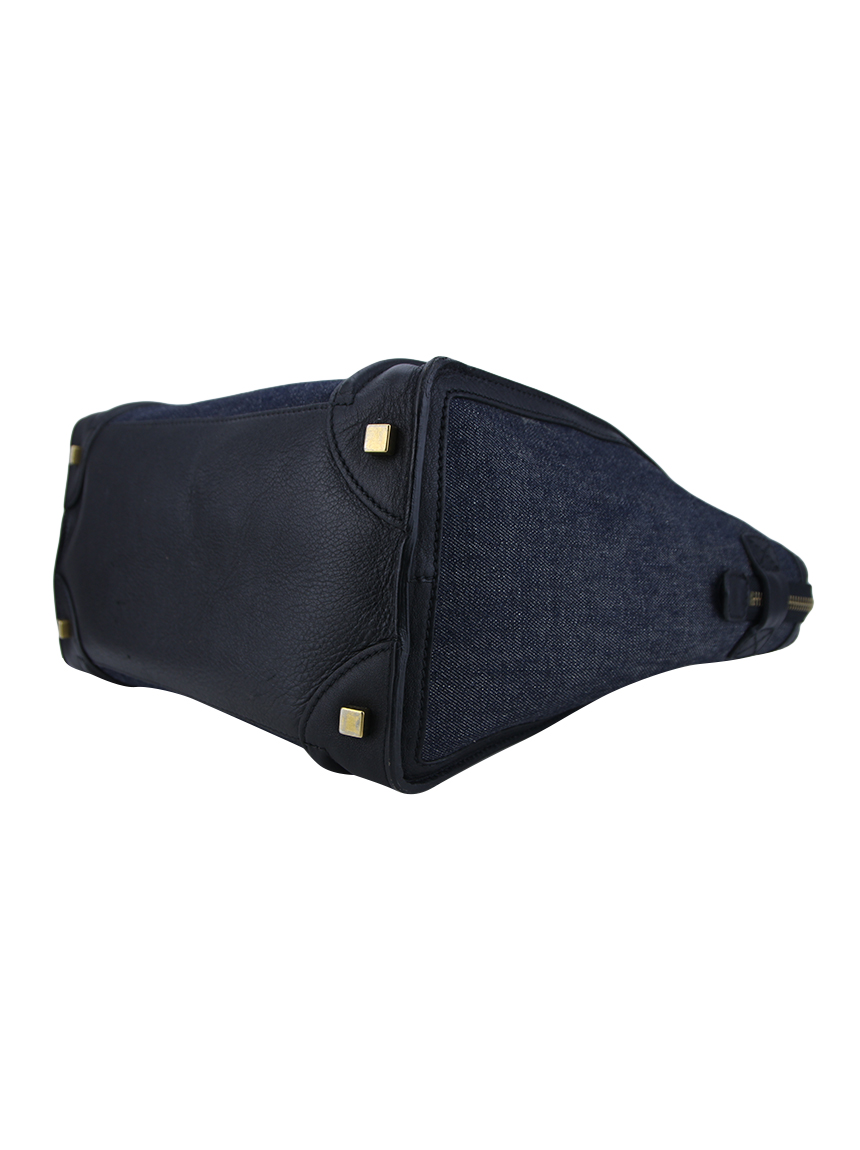 Bolsa Celine Luggage Mini Denim Original - AR343 | Etiqueta Única