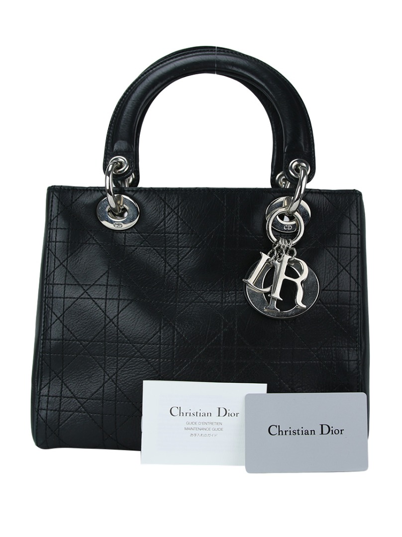 Bolsa Christian Dior Lady Dior Preta Original - BZB40 | Etiqueta Única