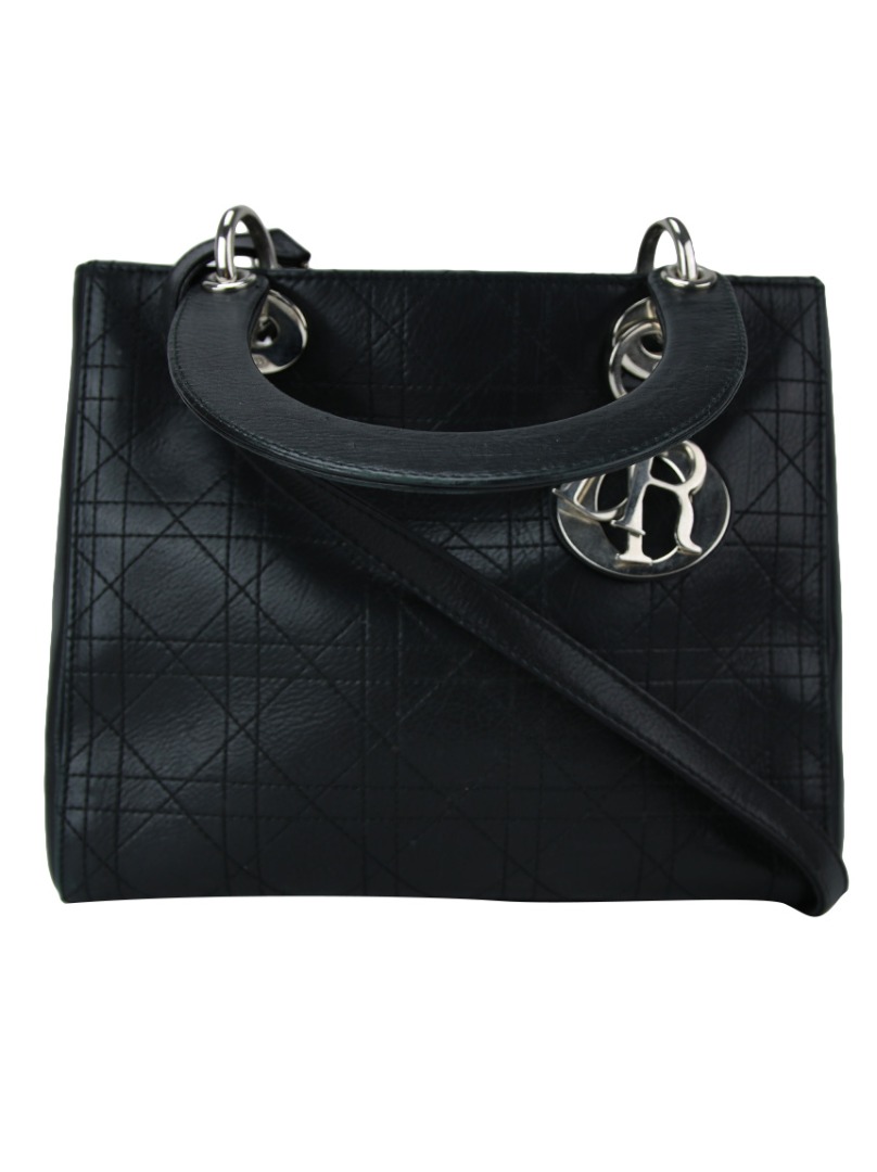 Bolsa Christian Dior Lady Dior Preta Original - BZB40 | Etiqueta Única