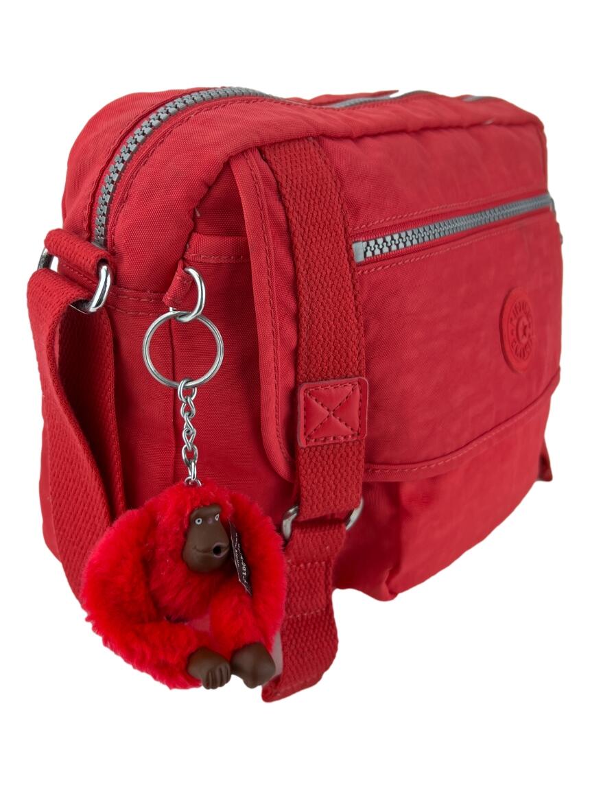 Bolsa com Alça Kipling Gracy Nylon Vermelha - BIBV6 Original | Etiqueta ...
