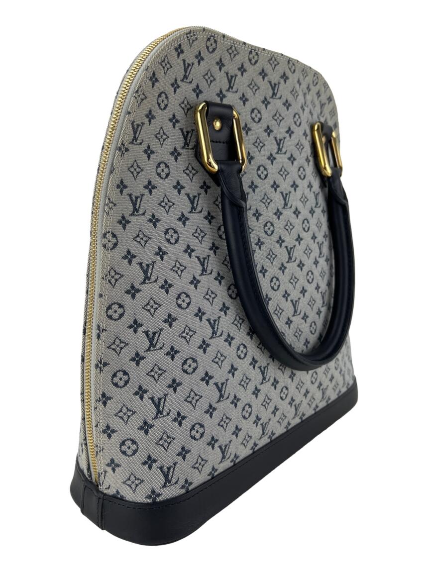 Bolsa com Alça Louis Vuitton Alma Haut Mini Lin Monograma Original ...