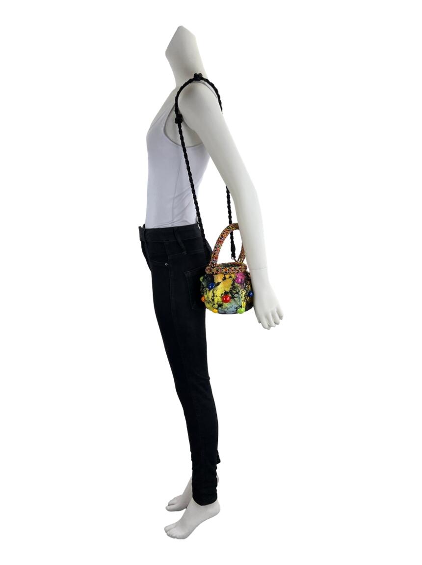 Bolsa com Alça Waiwai Rio Bucket Miçangas Estampada - BHRK1473 Original ...