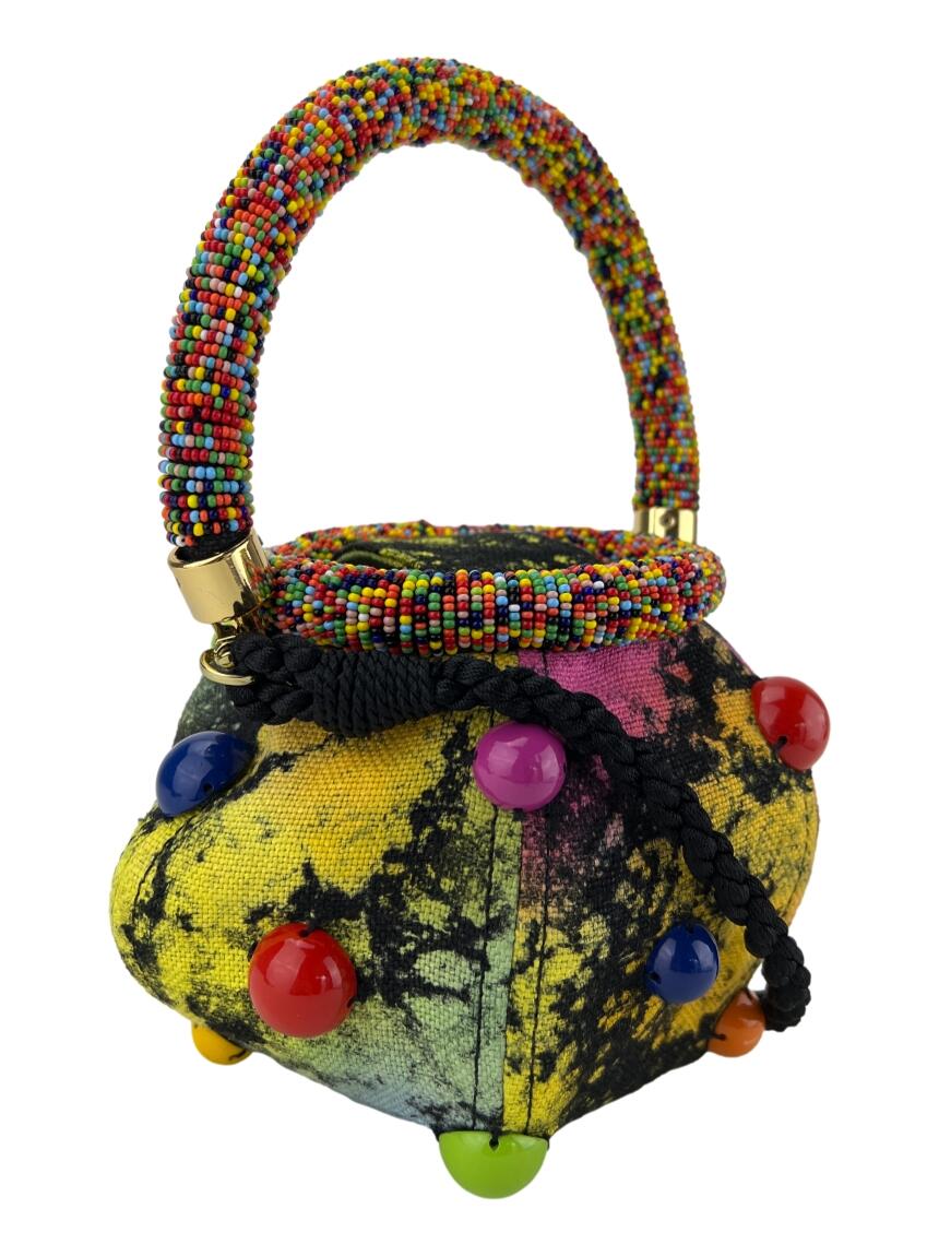 Bolsa com Alça Waiwai Rio Bucket Miçangas Estampada - BHRK1473 Original ...