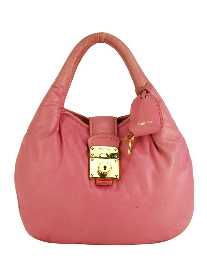 Bolsa Miu Miu Rosa Original - AHU5 | Etiqueta Única