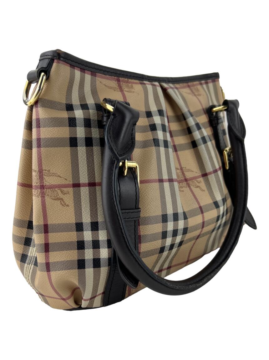Bolsa Tote Burberry Haymarket Check Northfield Marrom - CILN2 Original ...