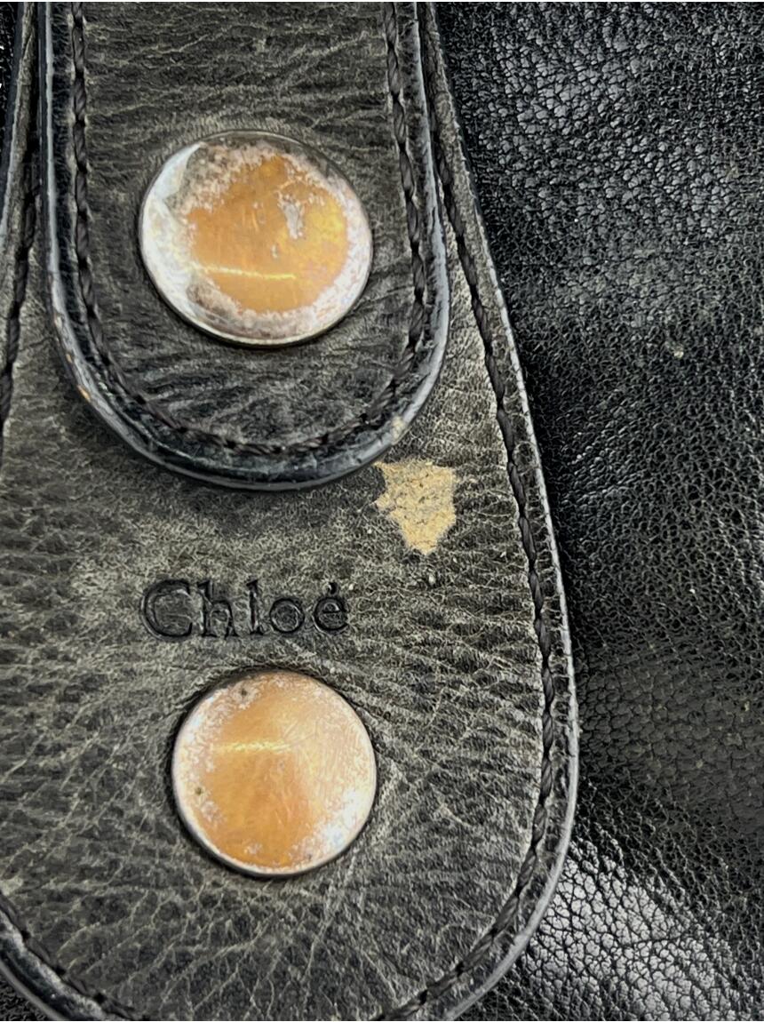 Bolsa Tote Chloé Silverado Couro Cinza - IQS117 Original | Etiqueta Única