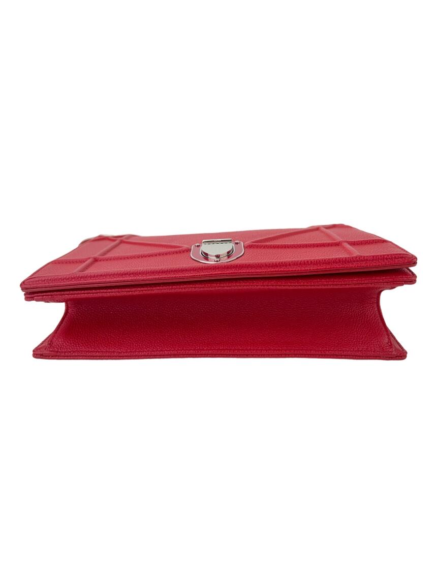 Bolsa Tiracolo Christian Dior Diorama Flap Vermelha - CBEV3 Original ...