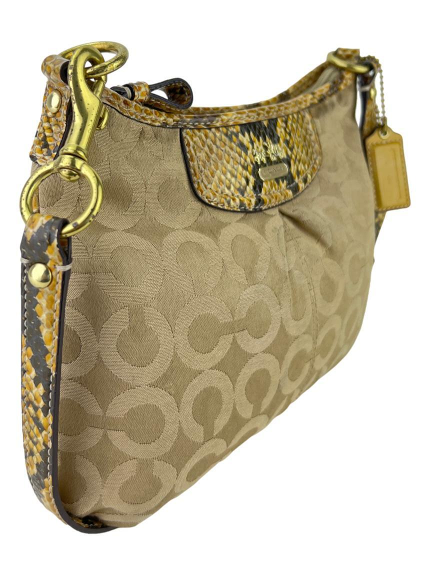 Bolsa Tiracolo Coach Signature Bege - ABGR2 Original | Etiqueta Única