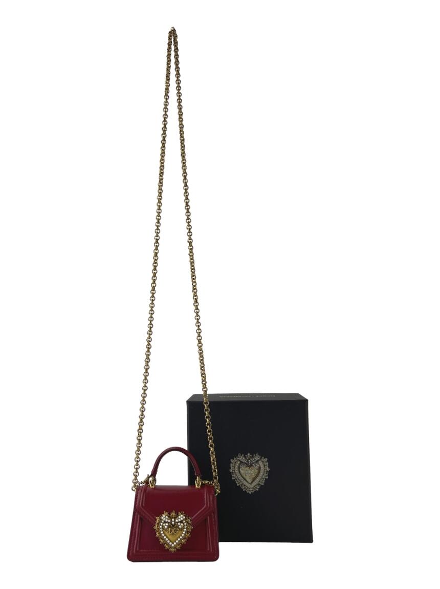 Bolsa Tiracolo Dolce & Gabbana Micro Devotion Couro Vermelho - PW815 ...