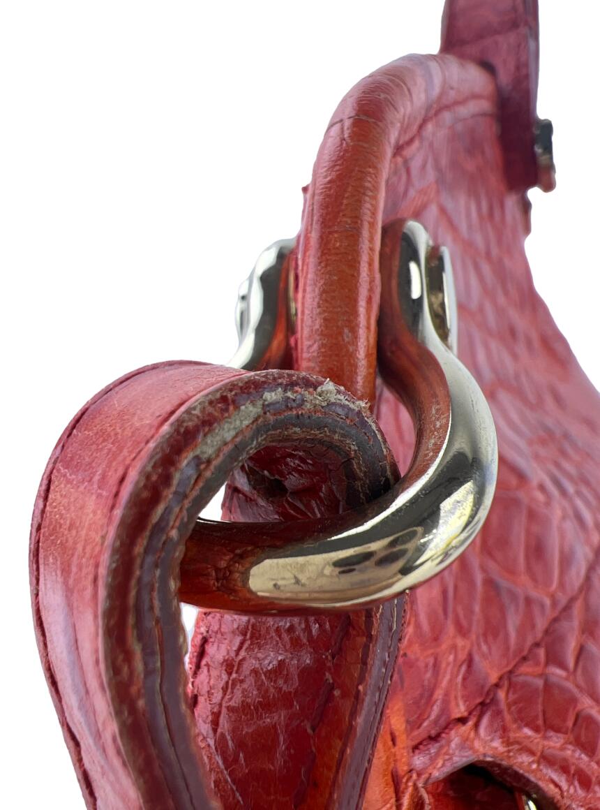 Bolsa Tiracolo Furla Embossed Vermelho - CALE73 Original | Etiqueta Única