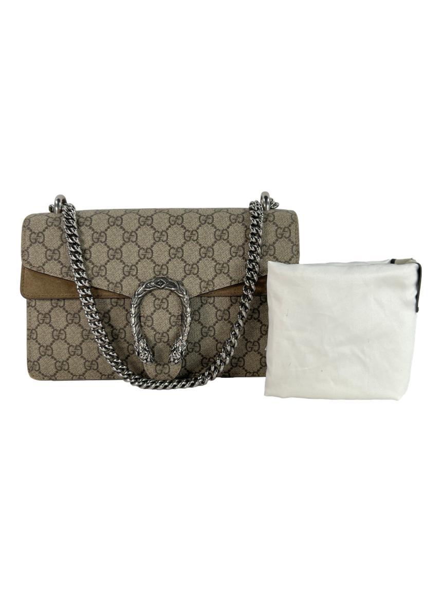 Bolsa Tiracolo Gucci Dionysus Monogram Bege - KCF10 Original | Etiqueta ...