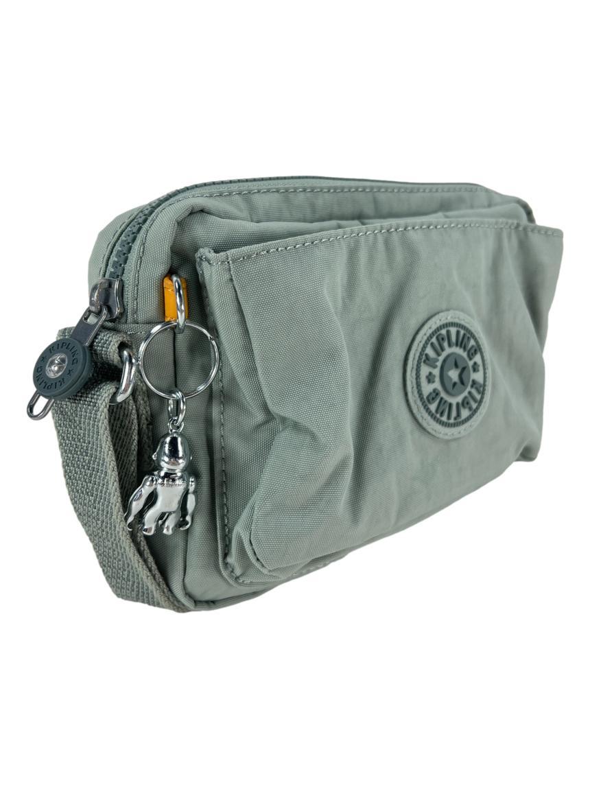 Bolsa Tiracolo Kipling Abanu Cinza - AEVS336 Original | Etiqueta Única