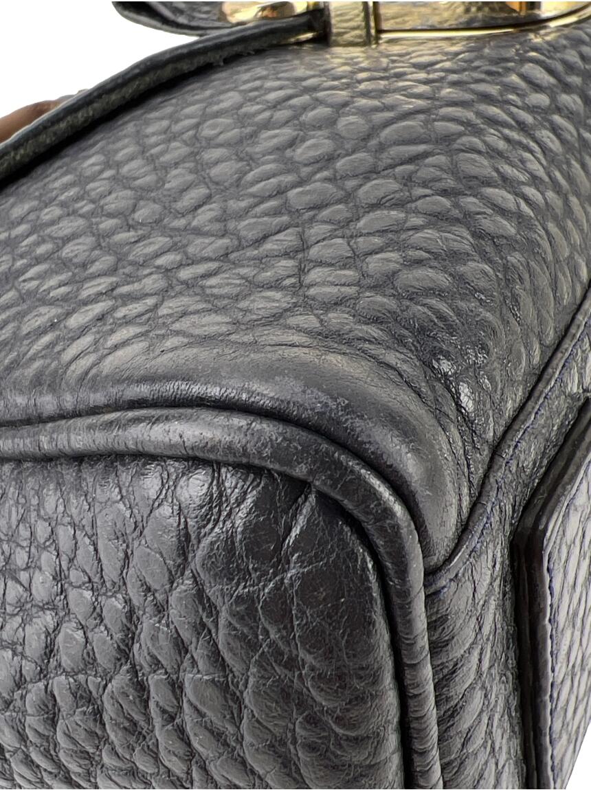 Bolsa Tiracolo Mulberry Polly Push Lock Preto - AXN39 Original ...