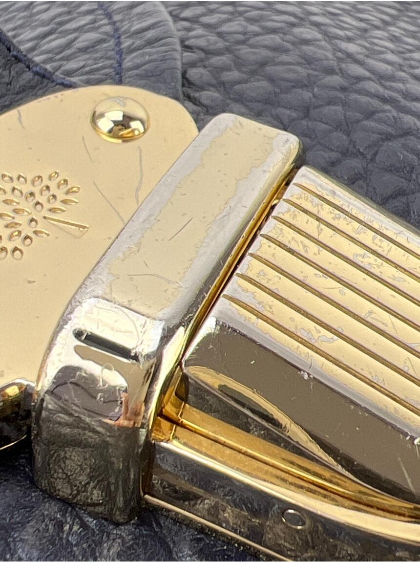 Bolsa Tiracolo Mulberry Polly Push Lock Preto - AXN39 Original ...