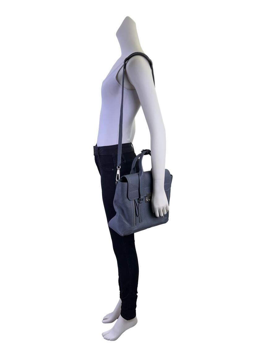 Bolsa Tote Phillip Lim Medium Pashli Couro Cinza - BKP82 Original ...